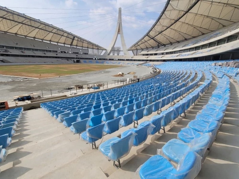 Construction of Morodok Techo National Stadium Goes Smoothly Despite ...